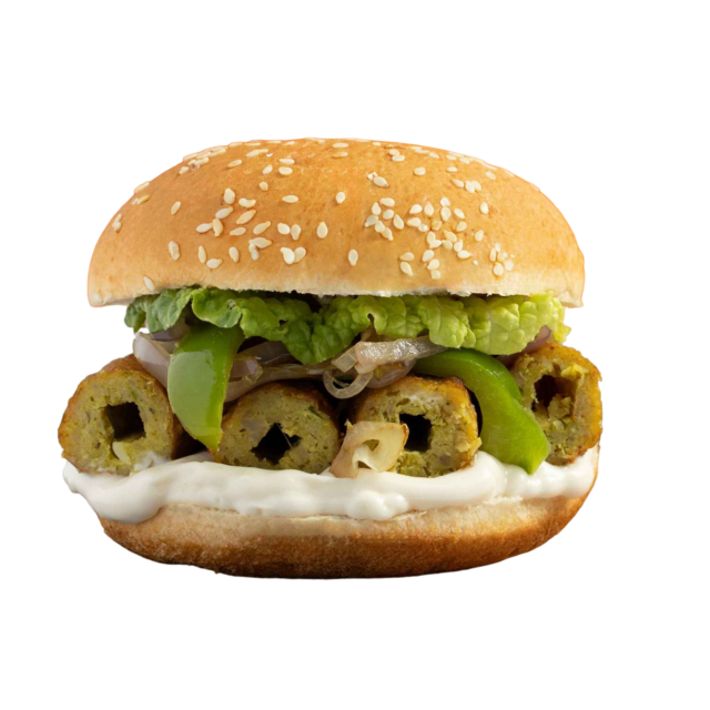 Firangi Chicken Kabab Burger – Firangi Burgers
